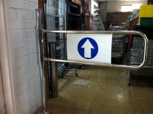 New Entry Gate – Spring Loaded Swing Gate - Affordable Shelving