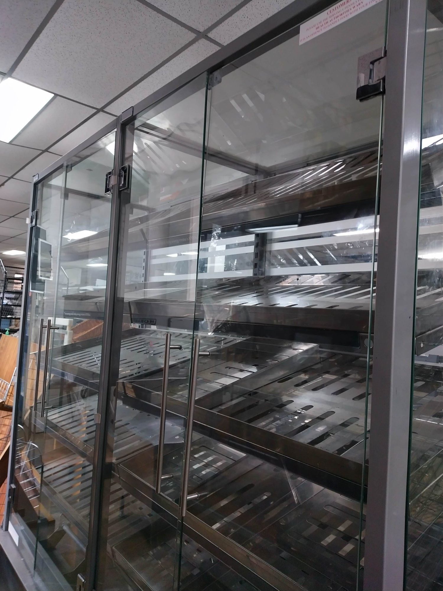 2000mm High Chrome Wire Bread Rack - Affordable Shelving